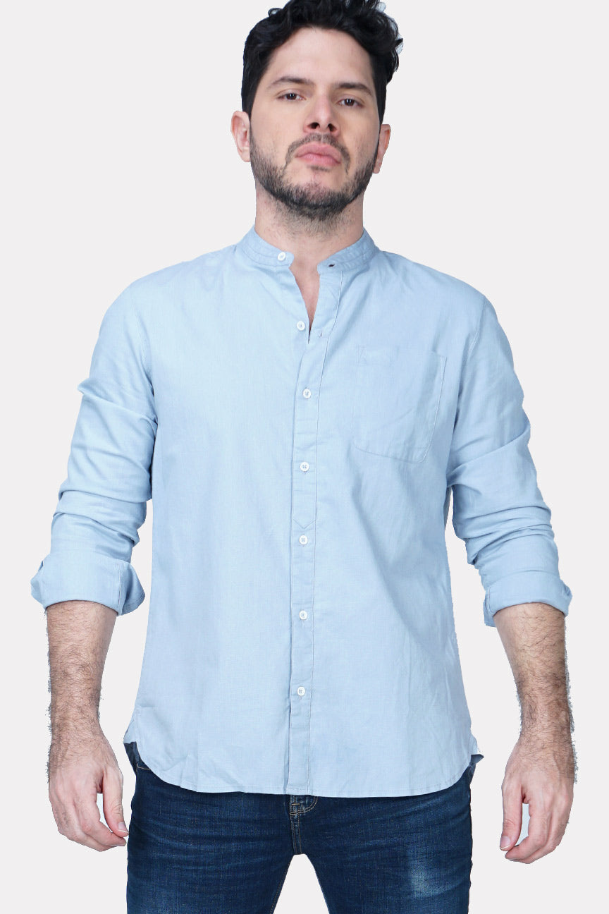 Kemeja Koko Reguler Volta Light Grey – BOMBBOOGIE