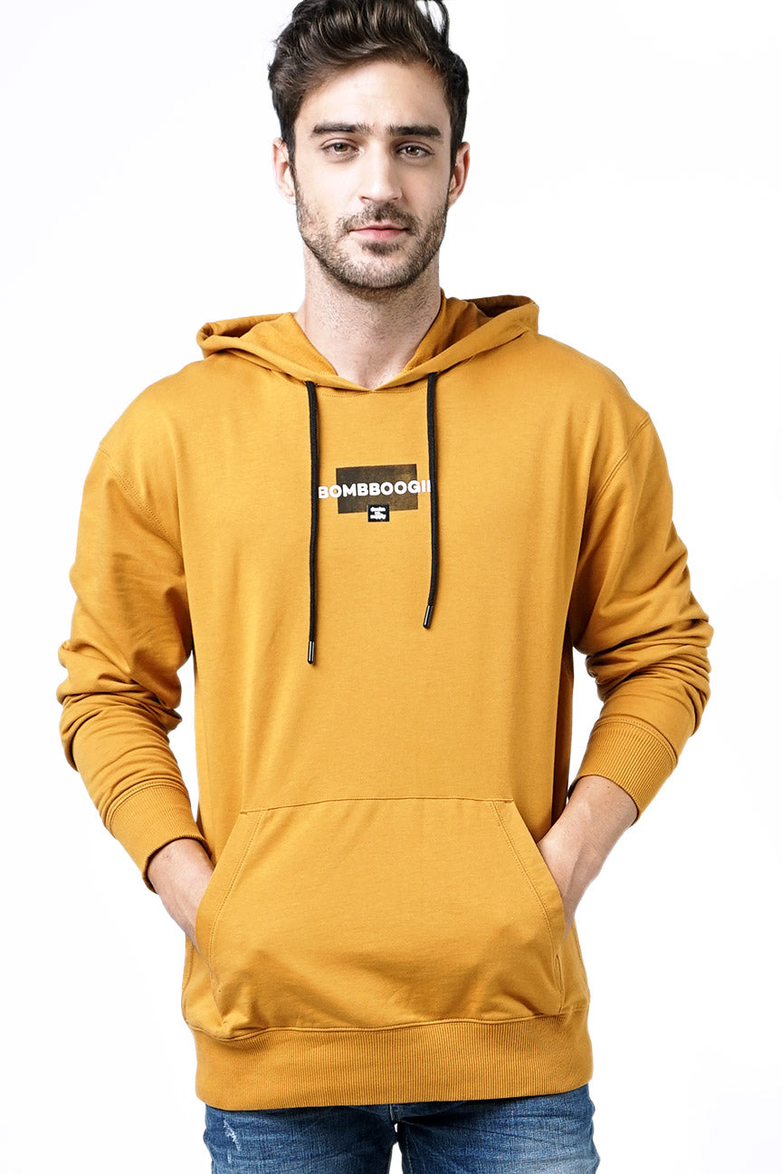 Sweater Hoodie Reiven Dark Mustard – BOMBBOOGIE